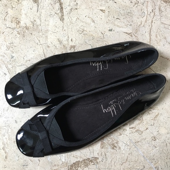 Sam & Libby | Shoes | Samlibby Ballet Flat Zama Black Faux Leather Slip ...
